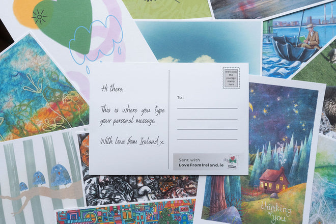 Love From Ireland - Send personalised Irish postcards from Ireland